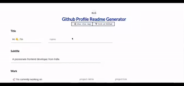 Github Profile README Generator: Pretty way to create GitHub profile README with addons ...