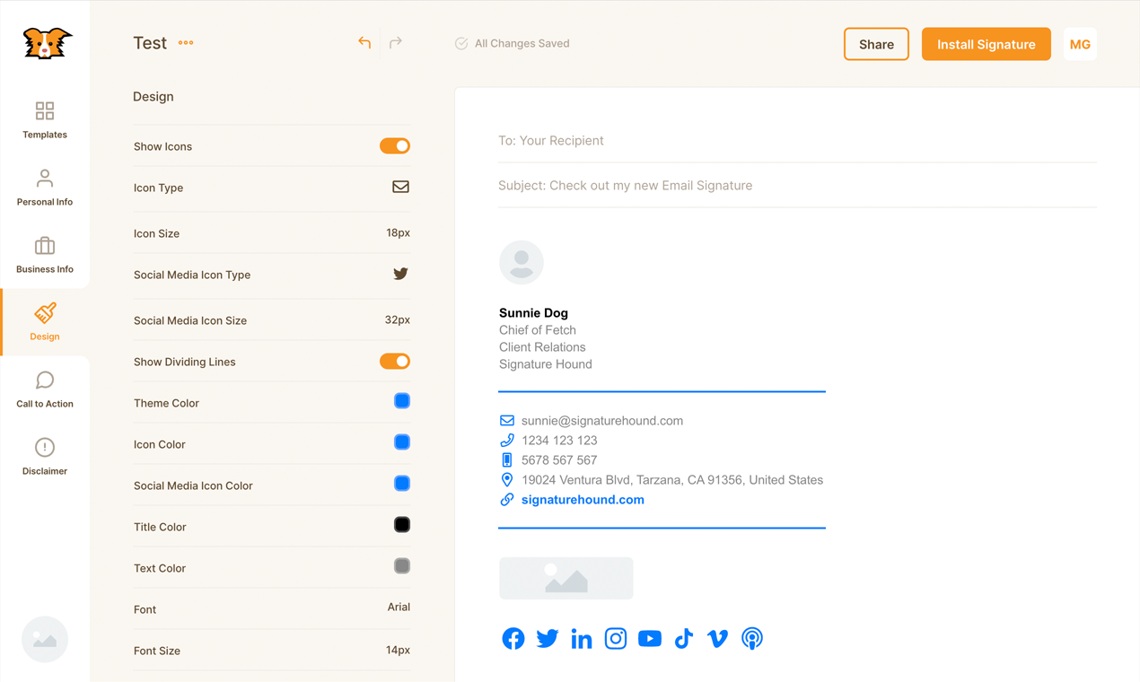 Signature Hound: Email signatures made easy. | Product Hunt