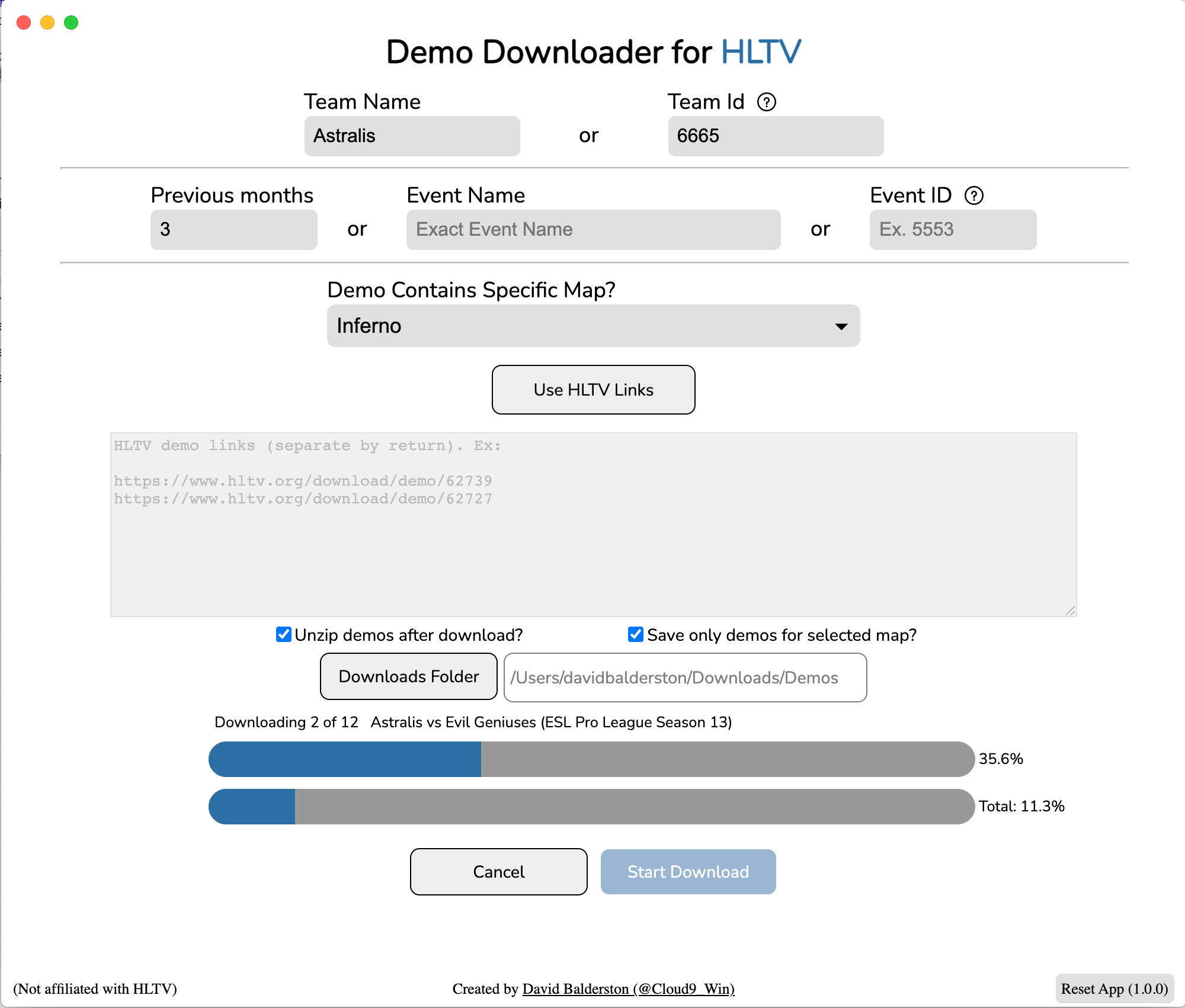 Demo Downloader for HLTV - Product Information, Latest Updates, and ...