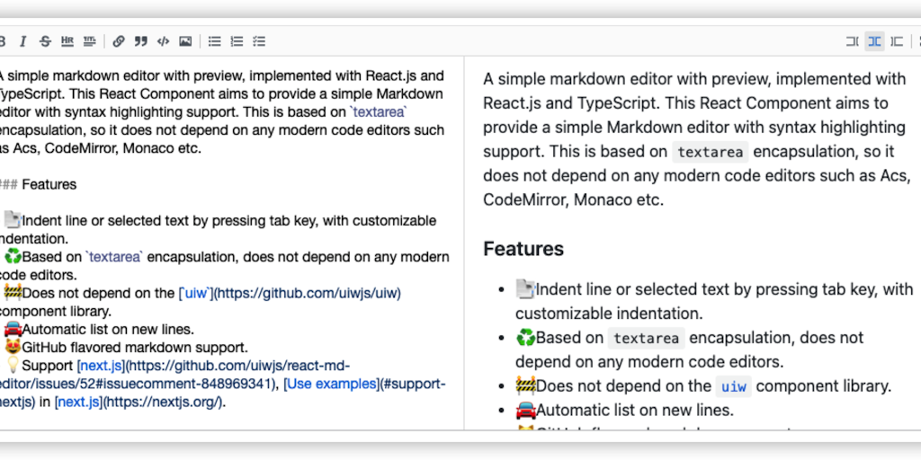 React Markdown Editor A Simple React Markdown Editor With Preview