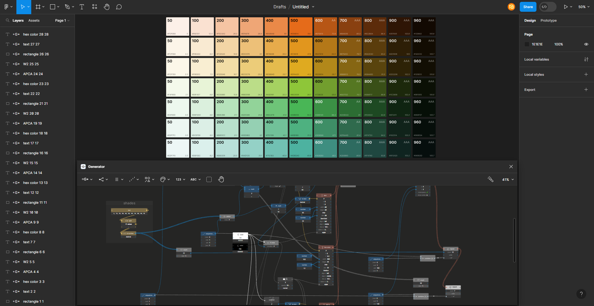 Generator - Node-based procedural design for Figma - SideProjectors ...