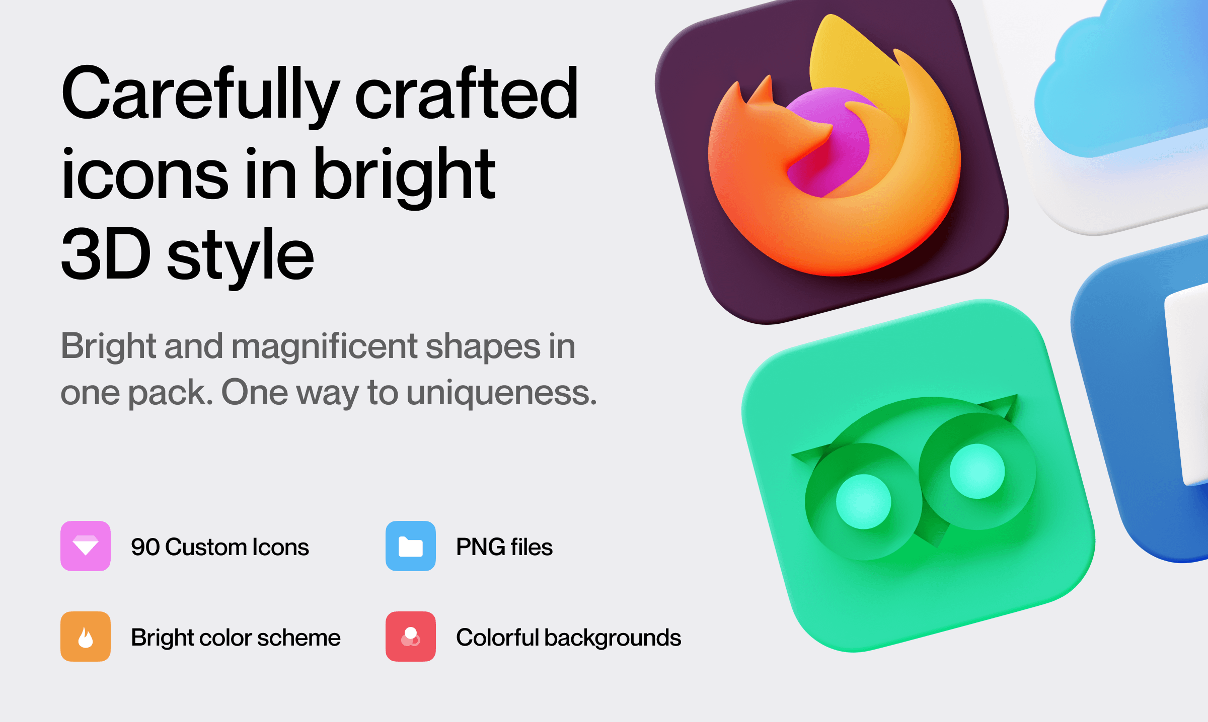 Caramel 3D icons for iOS 14 - 3D icons to customize your iPhone ...