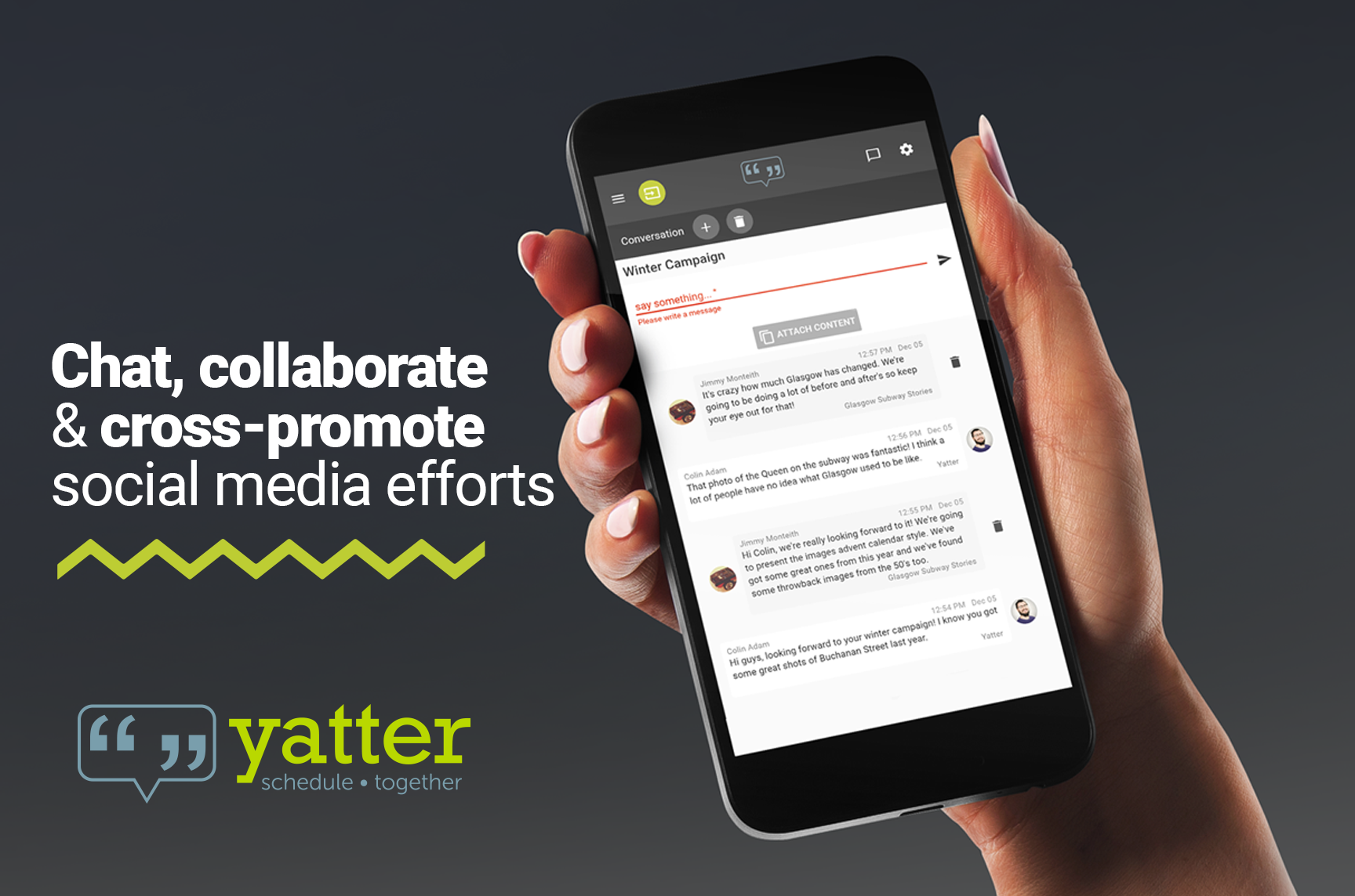 Yatter - The only way to manage social media collaborations | Product Hunt