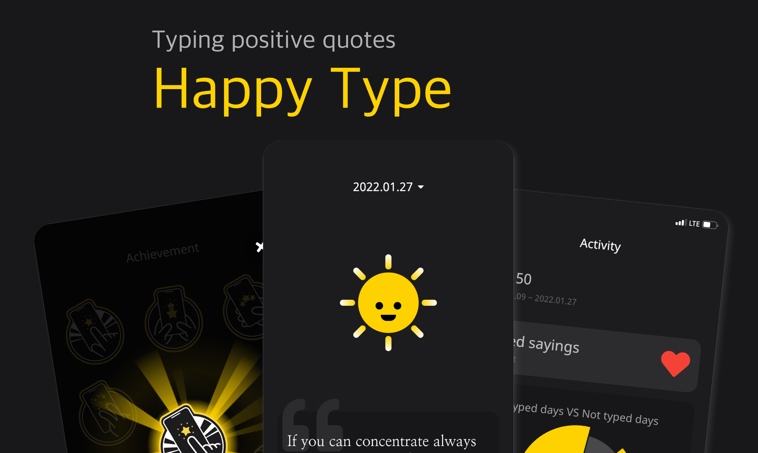 Happy Typing - Affirmations: Type the quotes and get motivated ...