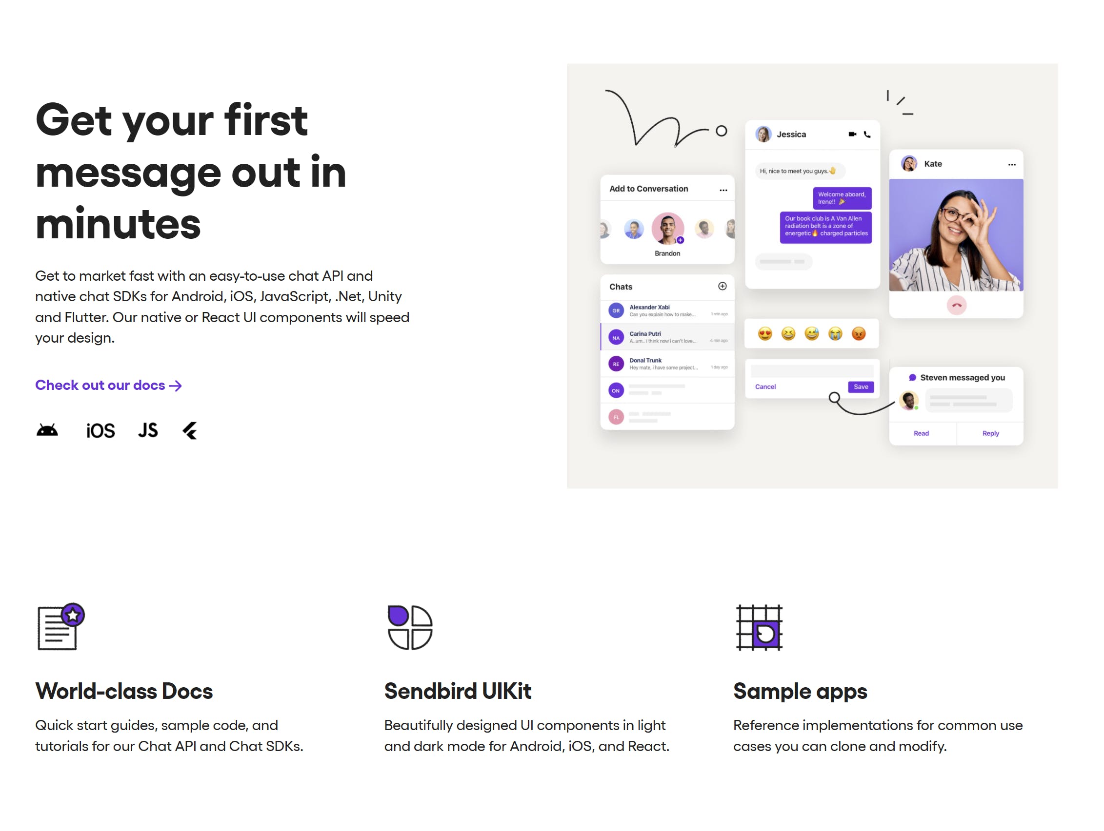 Sendbird 3 0 Fully Customizable Chat Voice And Video Apis For Your App 🐦 Product Hunt