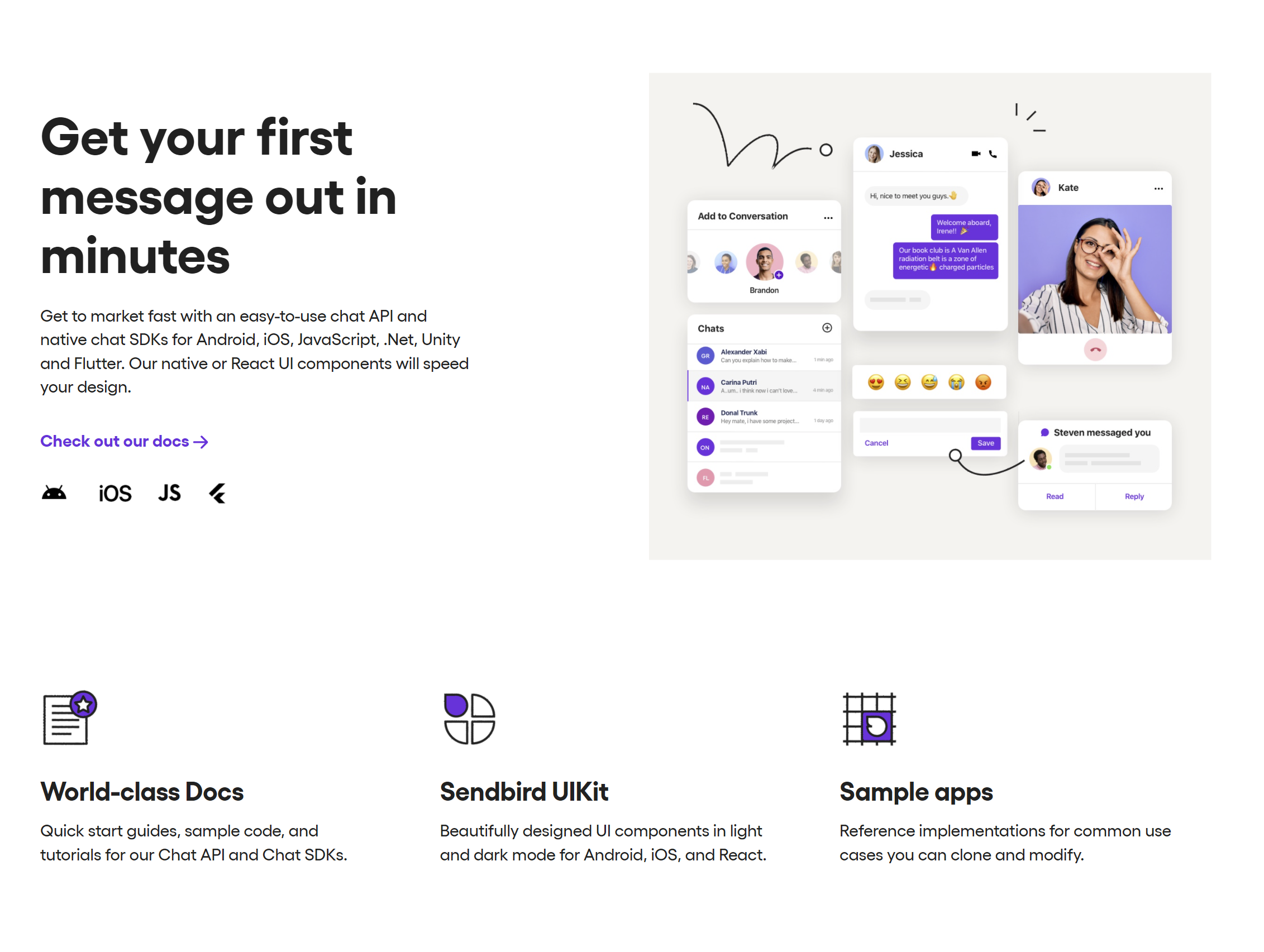 Sendbird 3 0 Fully Customizable Chat Voice And Video Apis For Your App 🐦 Product Hunt