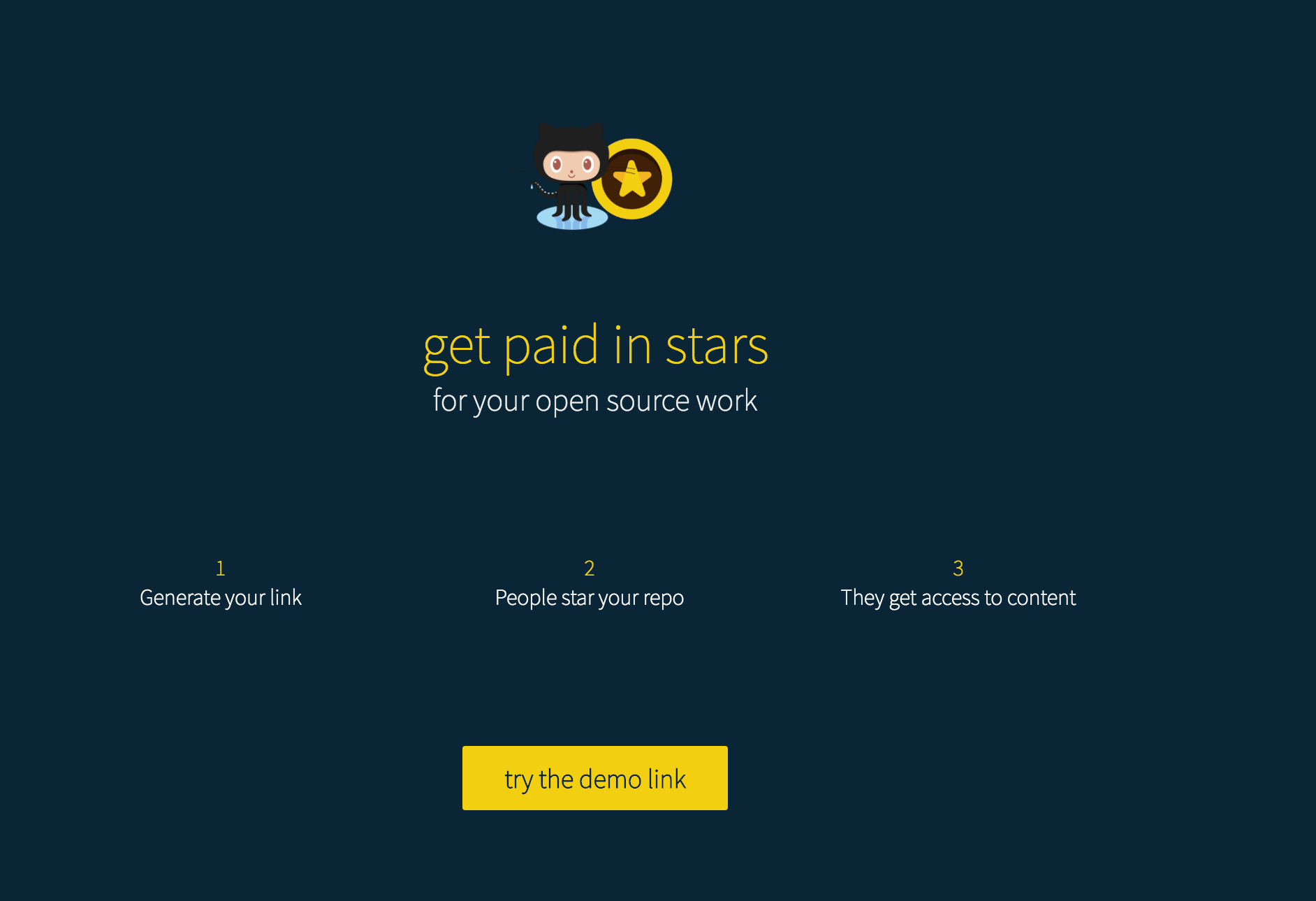 Pay with a star: get paid in stars for your open source work | Product Hunt