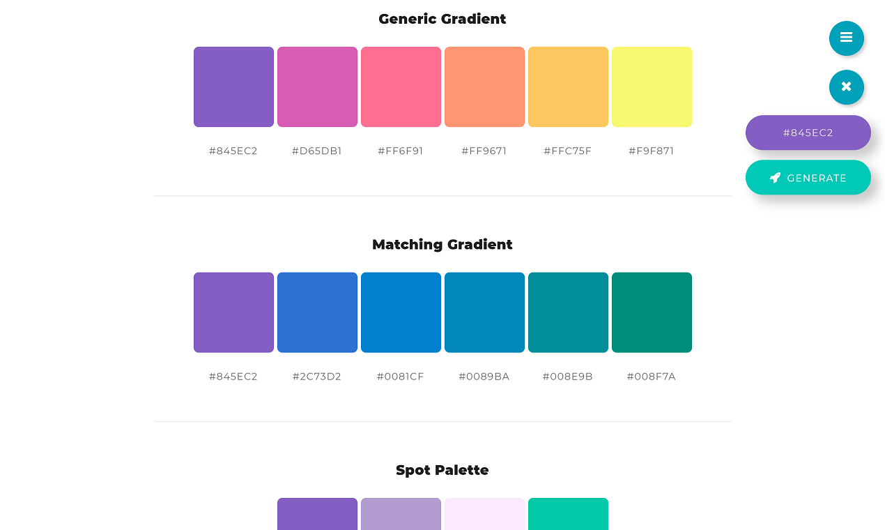 Mycolor.space: Never waste Hours on finding perfect Color Palette again ...