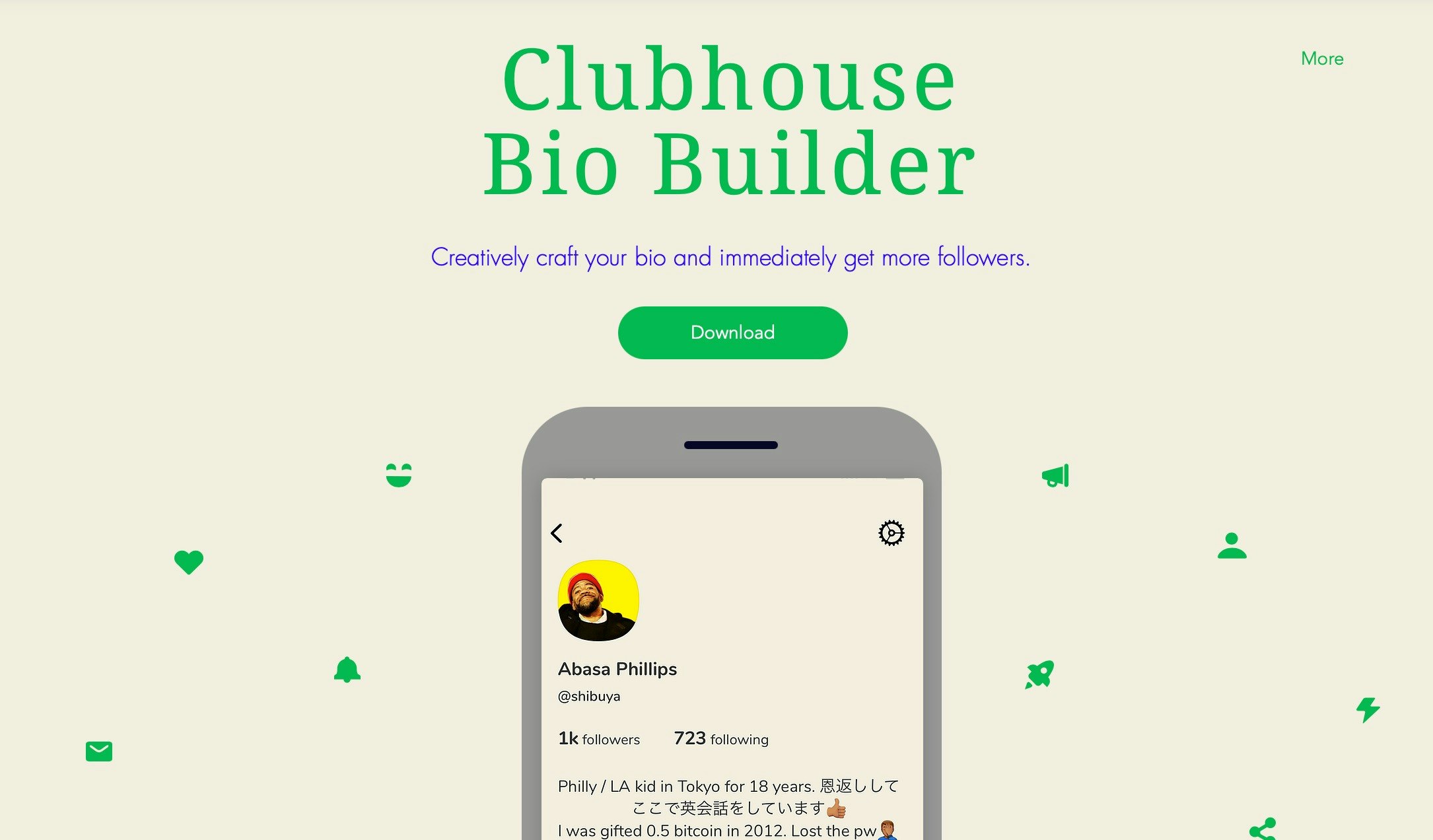 Clubhouse Bio Builder: Craft your bio and immediately get more ...