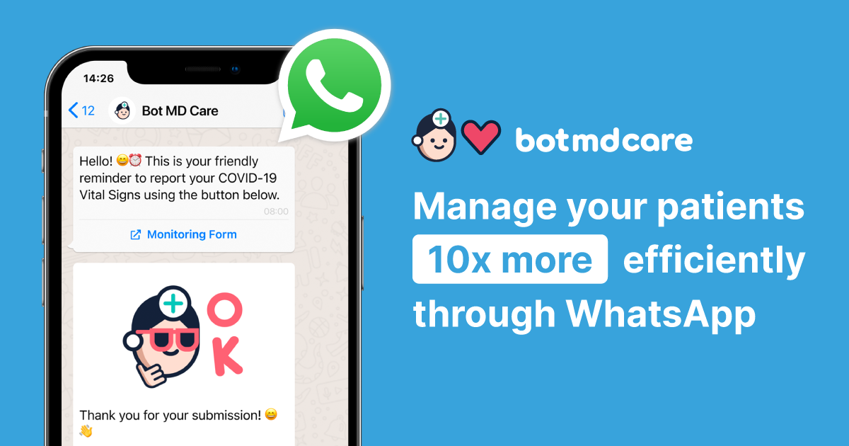 Bot MD Care: WhatsApp based patient monitoring platform | Product Hunt