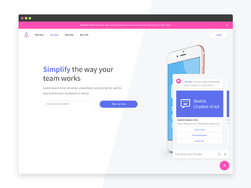 Sketch Chatbot UI Kit Product Information and Latest Updates (2025 ...