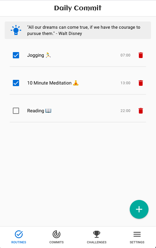 Daily Commit: Commit to daily routines with github-like calendar ...