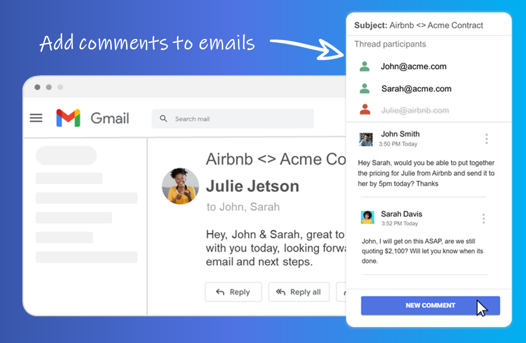 Email Comments Makers and Employees (2025) | Product Hunt