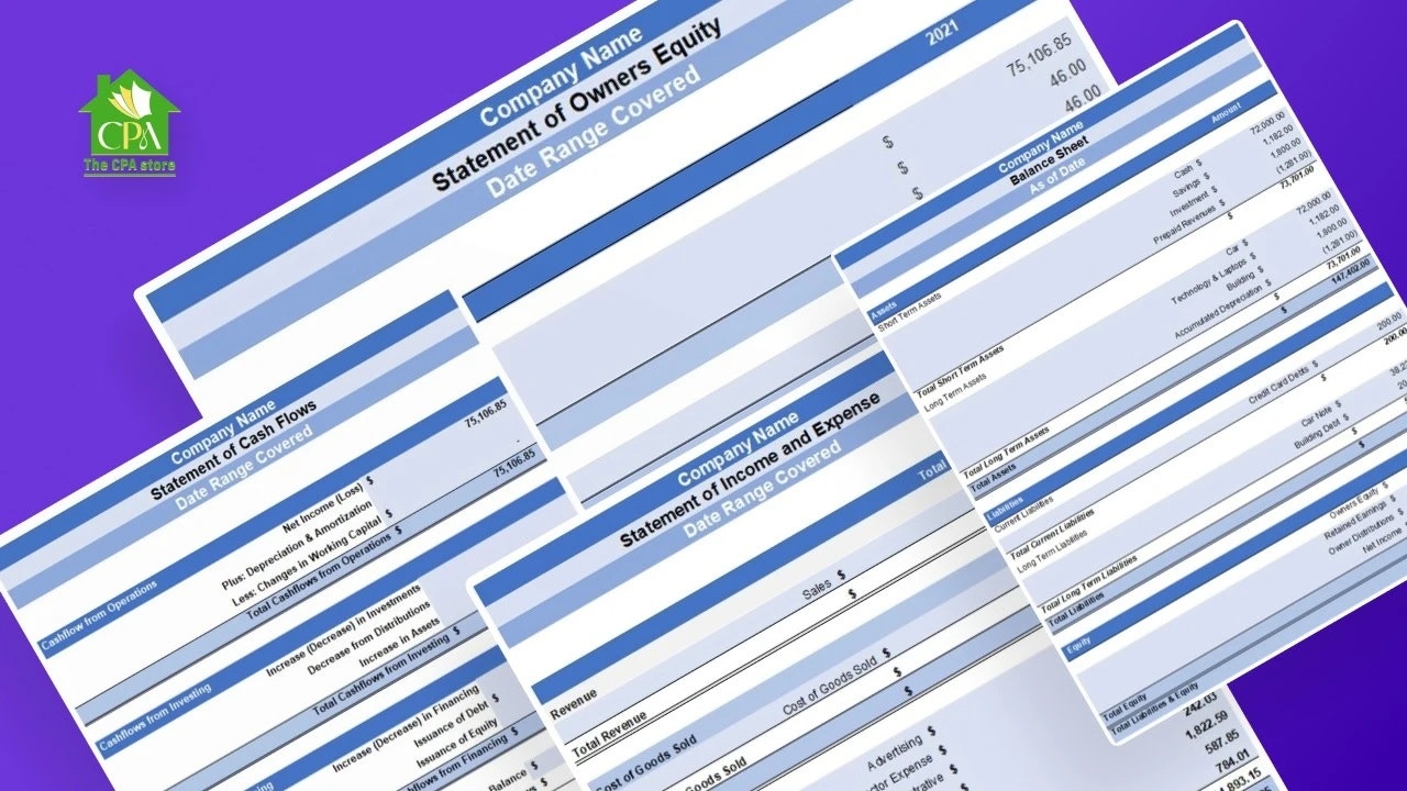 Complete Financial Statements Template Product Information and Latest ...