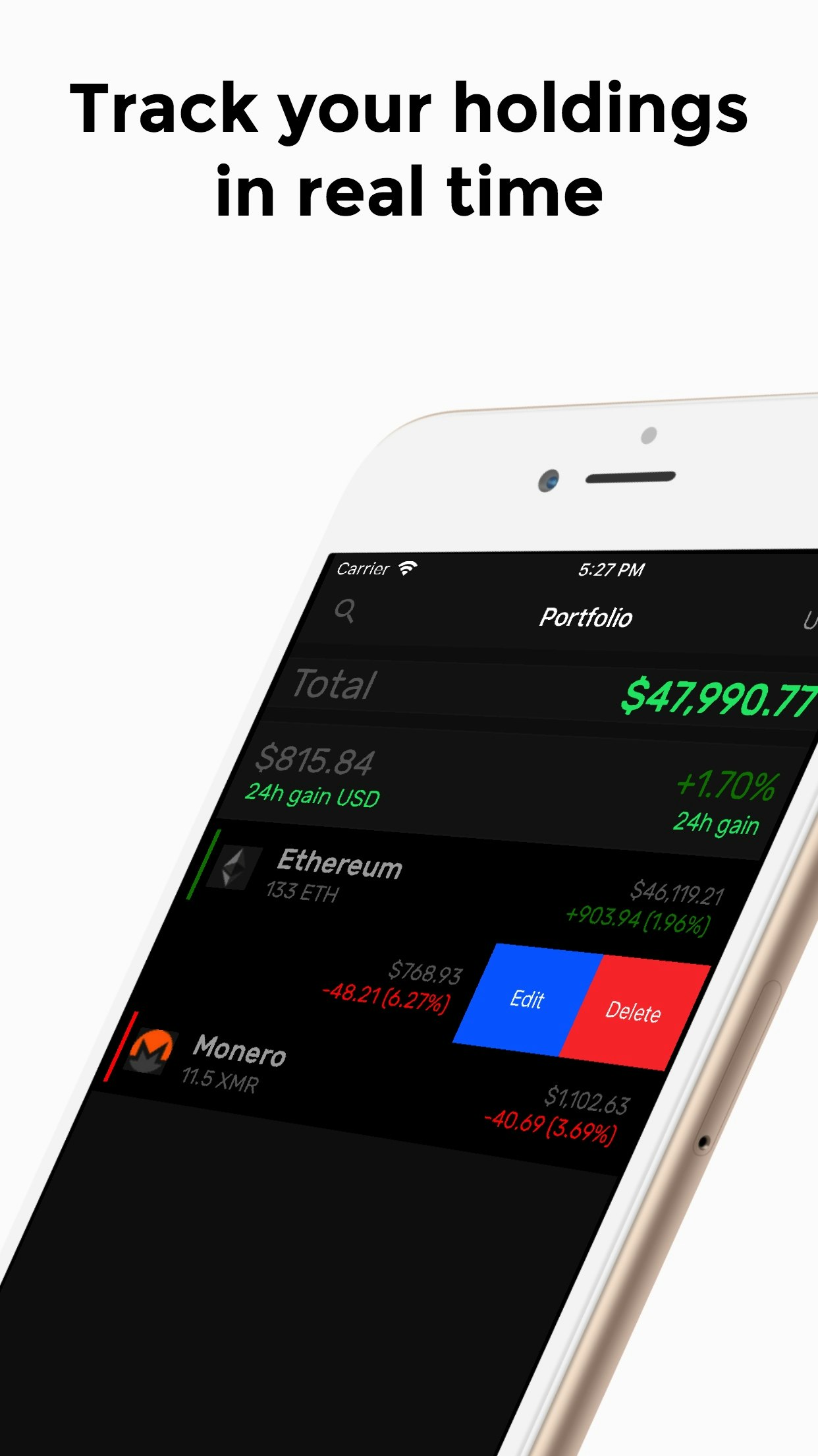 CryptoMarket: Price tracking app for bitcoin and altcoins | Product Hunt