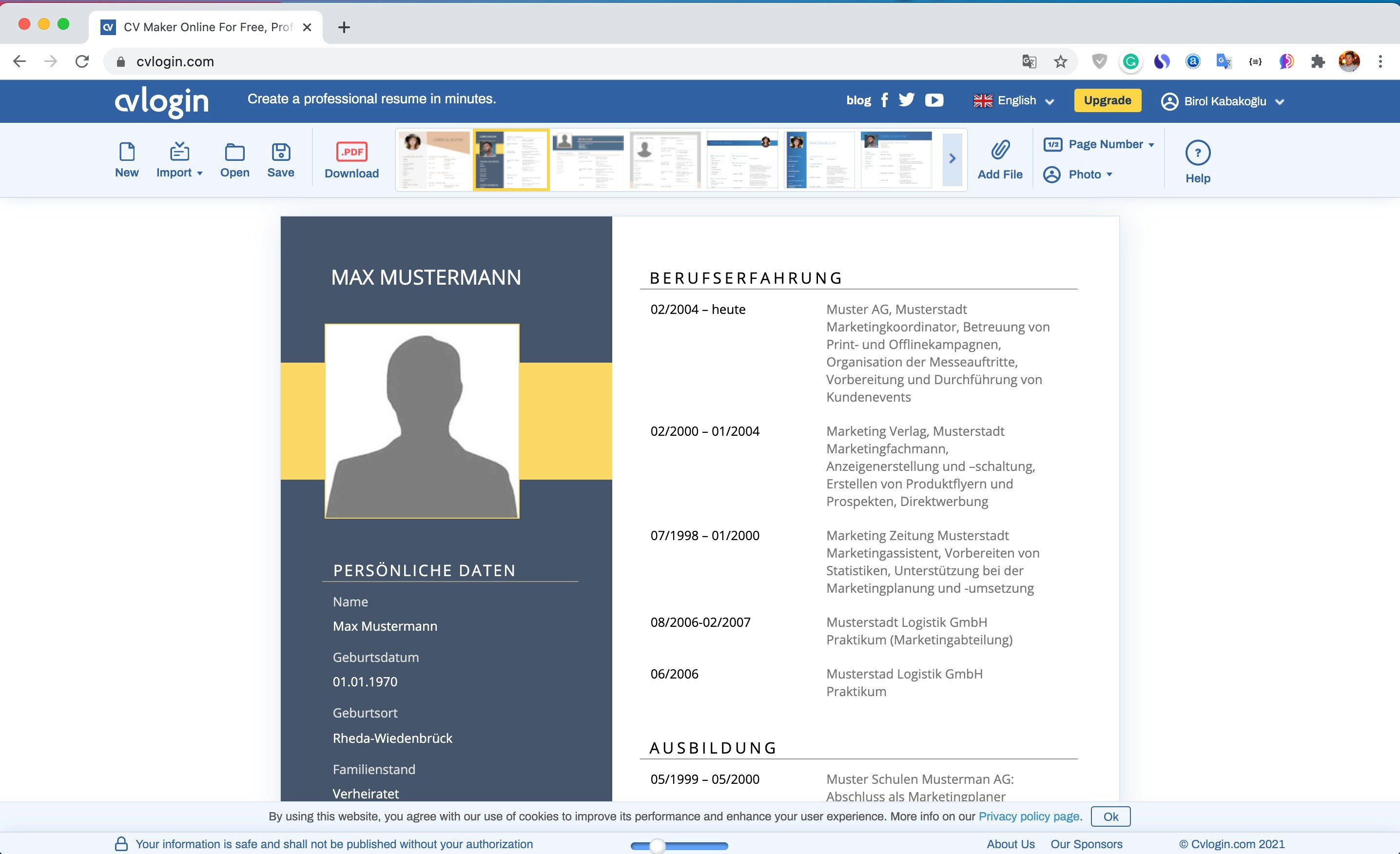 CVLogin: Create a professional resume in minutes. | Product Hunt