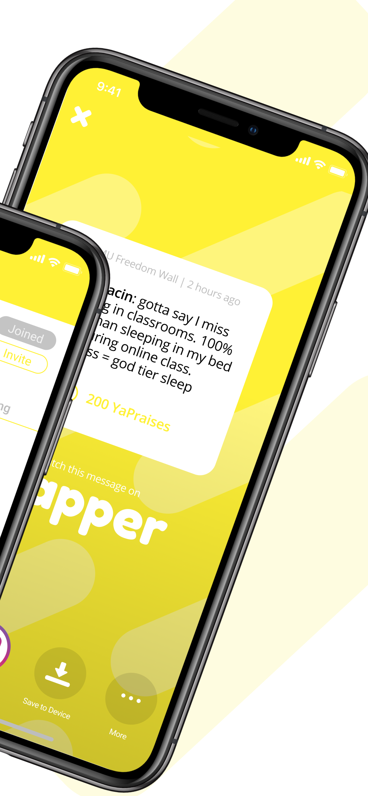 Yapper - Social platform where people vote on which posts stay ...