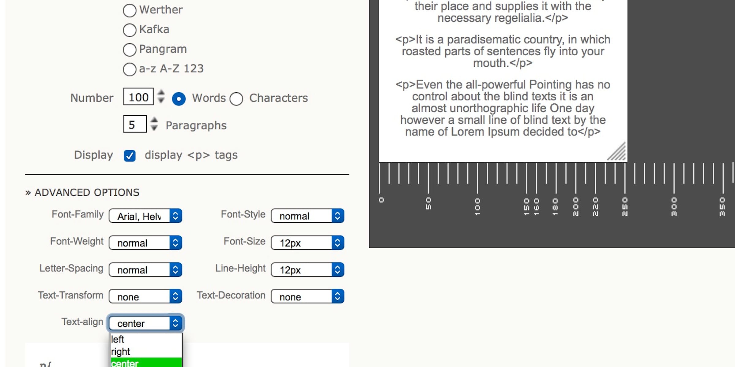 Dummy Text Generator Generate Dummy Lorem Text In Various Quantities And Formats Product Hunt