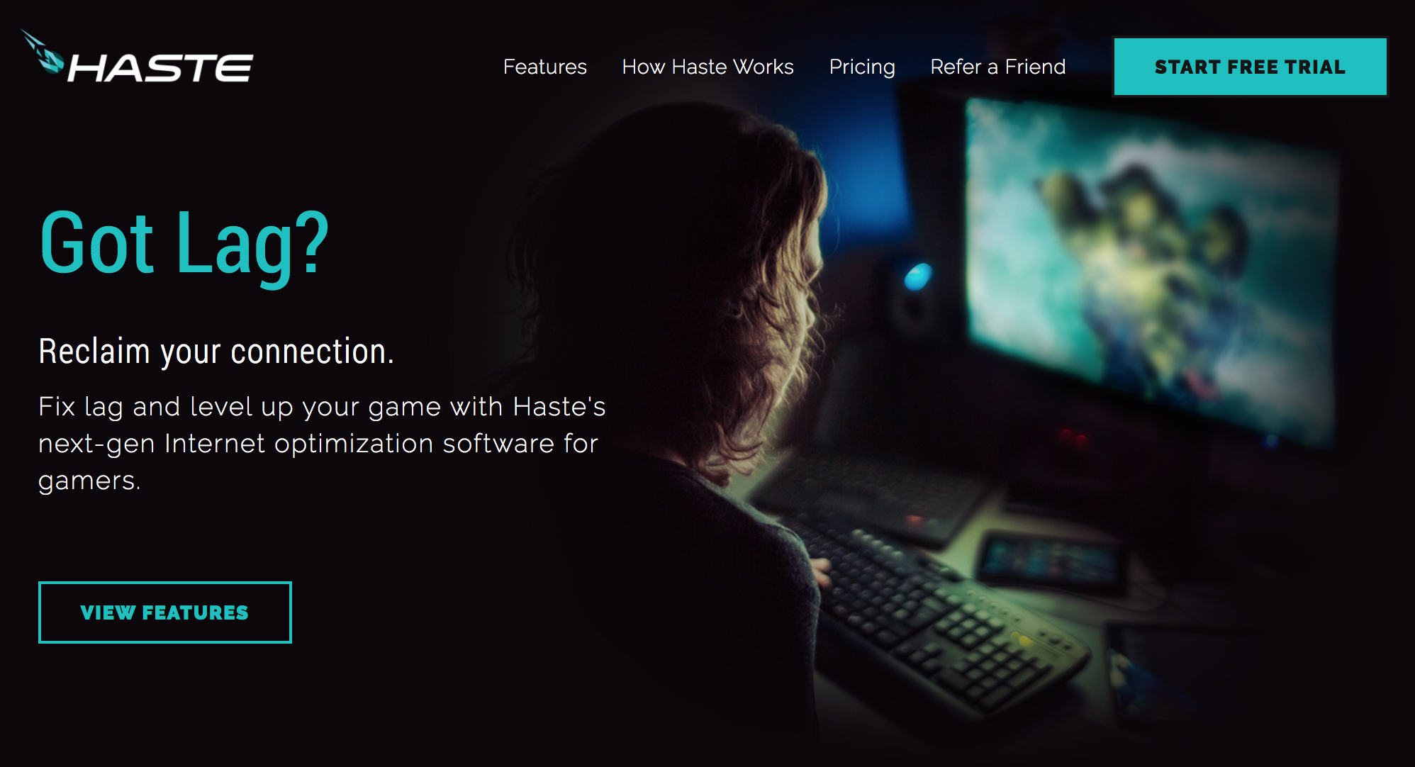 Haste: Reduce lag, packet loss, and jitter while gaming | Product Hunt