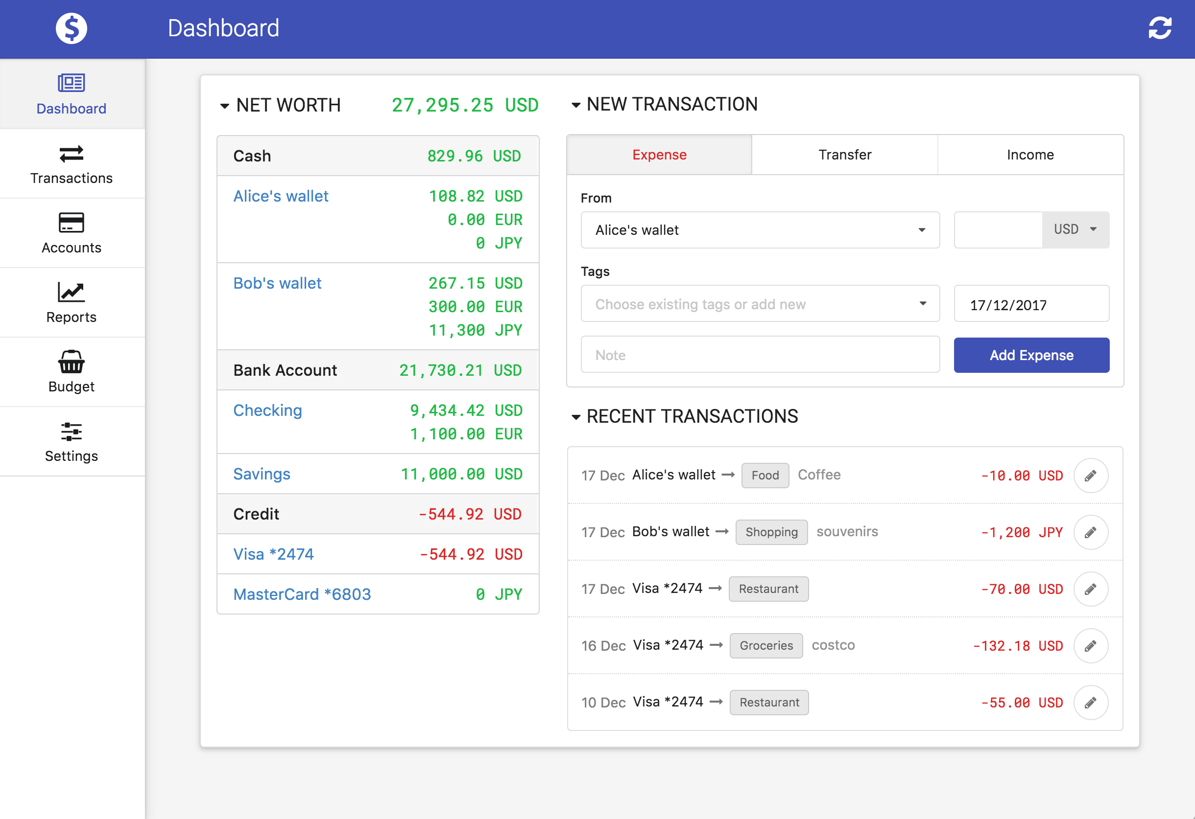 MoneyTracker.cc: Personal finances tracking web app | Product Hunt