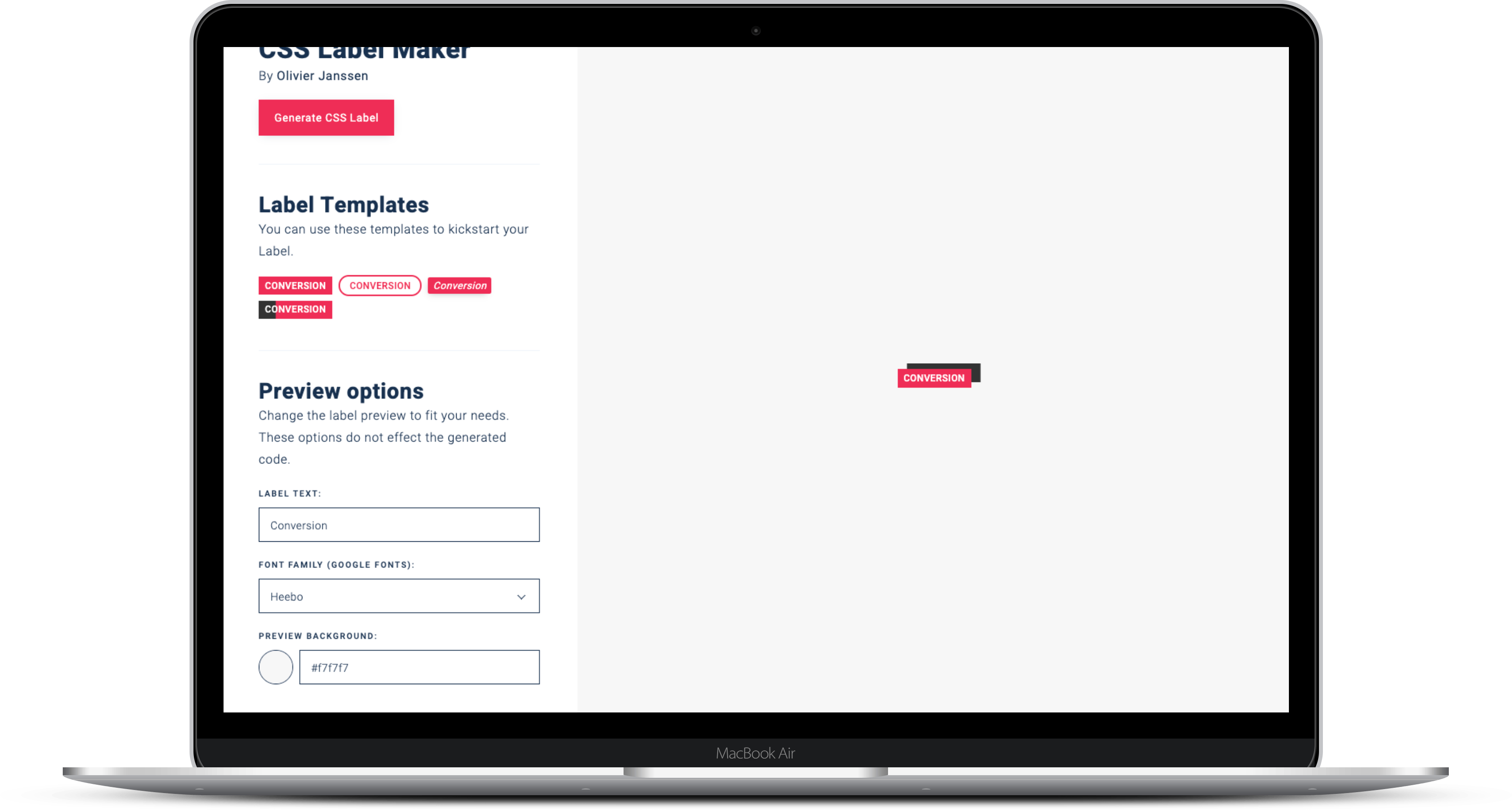 CSS LabelMaker Makers | Product Hunt