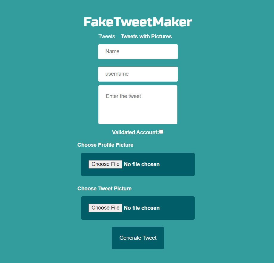 FakeTweetMaker: Create fake tweets for memes | Product Hunt
