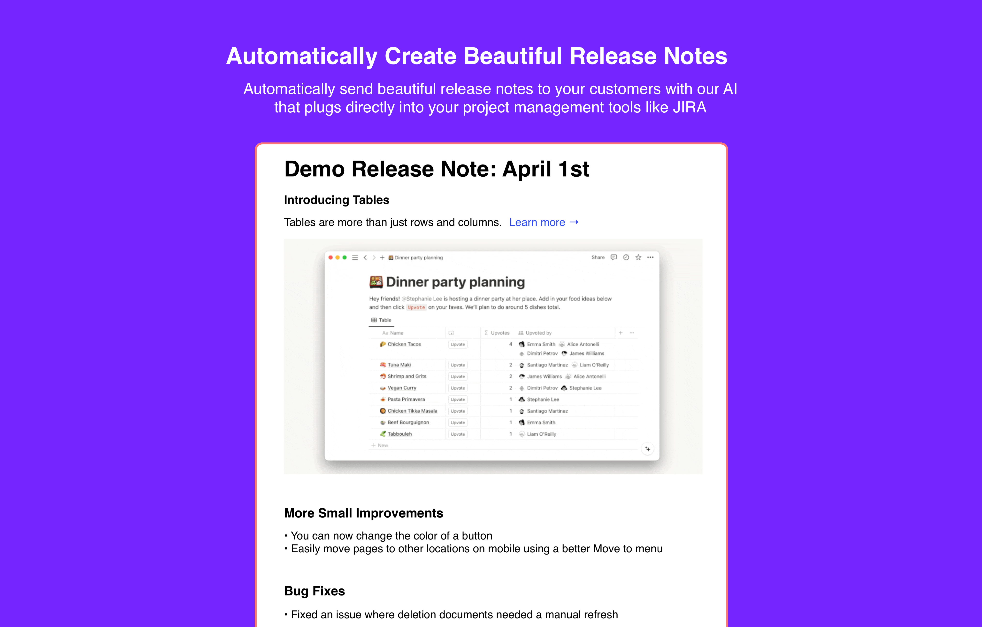 Notely: Automatically Create Beautiful Product Updates | Product Hunt