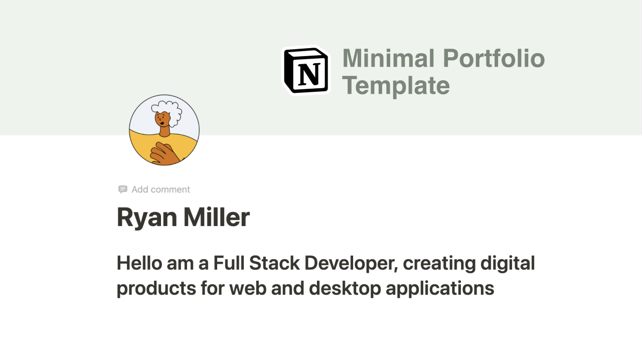 Notion Portfolio Template: A Pre-made Portfolio Template | Product Hunt
