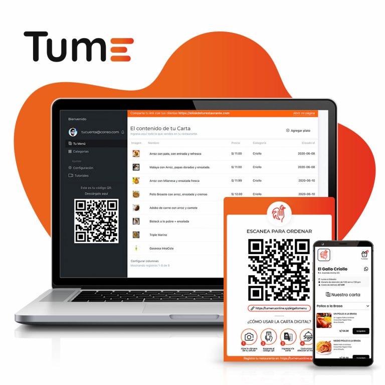 Tume - Digital menu with online orders for your restaurant | Product Hunt