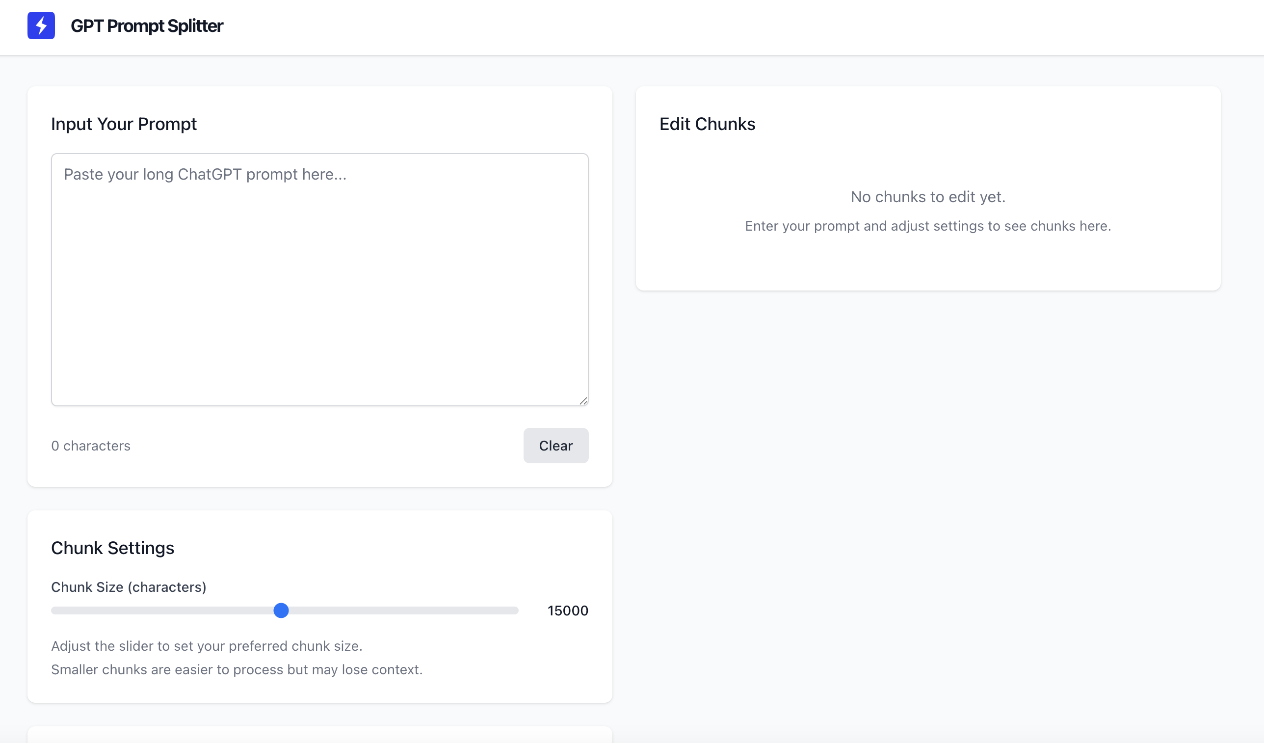 ChatGPT Prompt Splitter Forums | Product Hunt