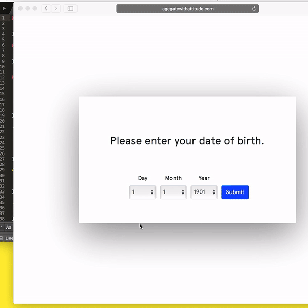 Age-Gate With Attitude: A different age verification system | Product Hunt