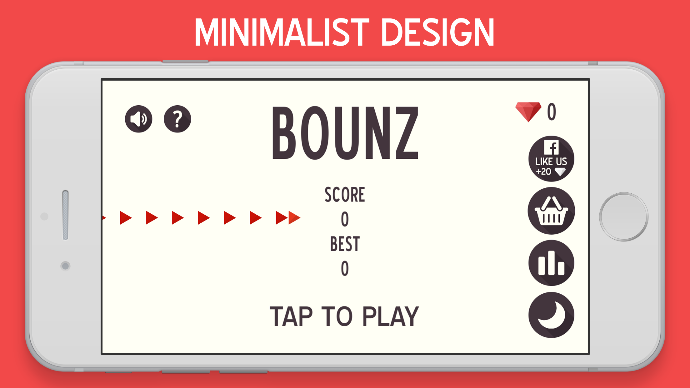 Bounz - Endless Arcade Game (iOS & Android): Minimalist and challenging ...