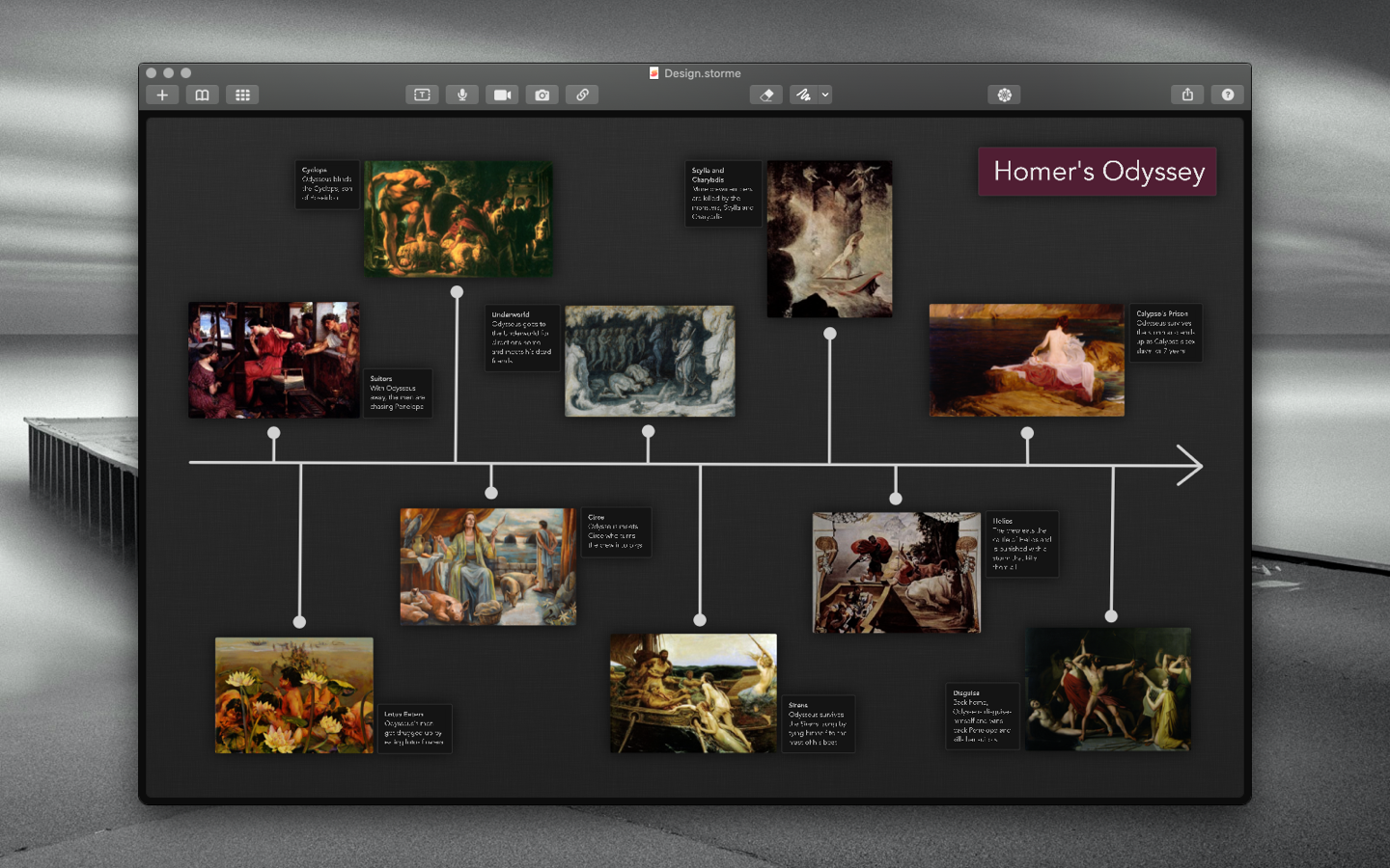 Storme: A beautiful brainstorm and visual notebook app for Mac ...