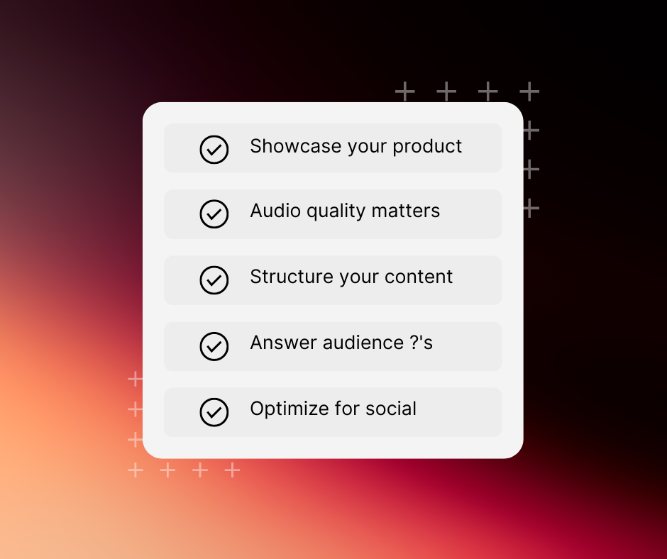5 pro tips for making a great product demo video | Product Hunt