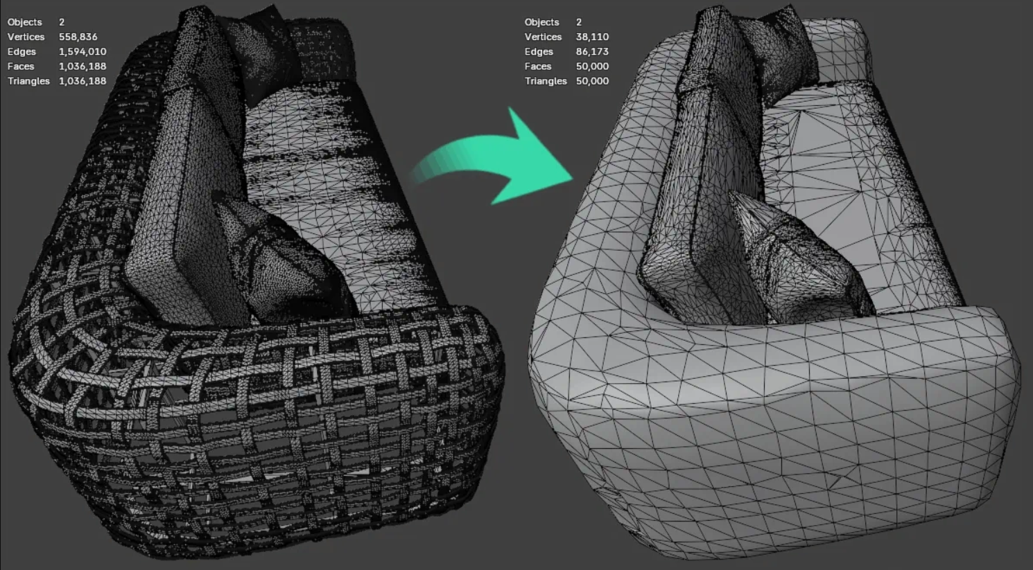 RapidPipeline 4 Blender: Optimize 3D/CAD: Optimize CAD & 3D for marketing and real-time, via ...