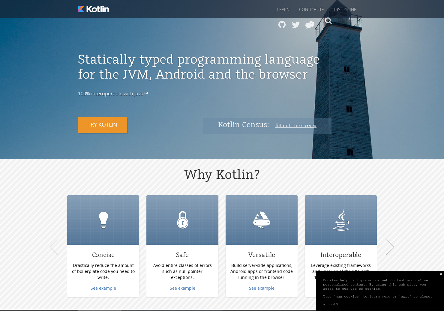Kotlin: Statically typed programming language targeting the Java /JS ...