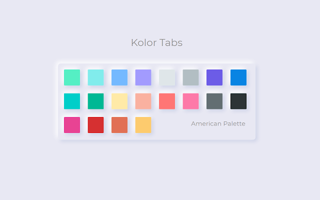 Kolor Tabs: Beautiful Flat Color Palettes in Tab | Product Hunt