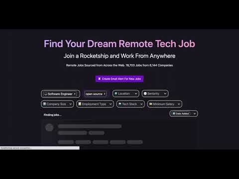 Remote Rocketship: The remote job board with 18k+ tech jobs | Product Hunt