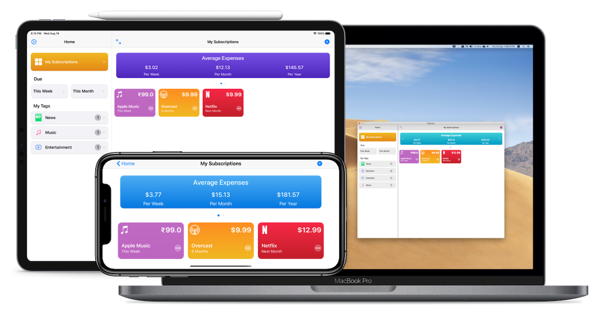 Subtrack: Track your subscriptions and never miss a due date. | Product ...