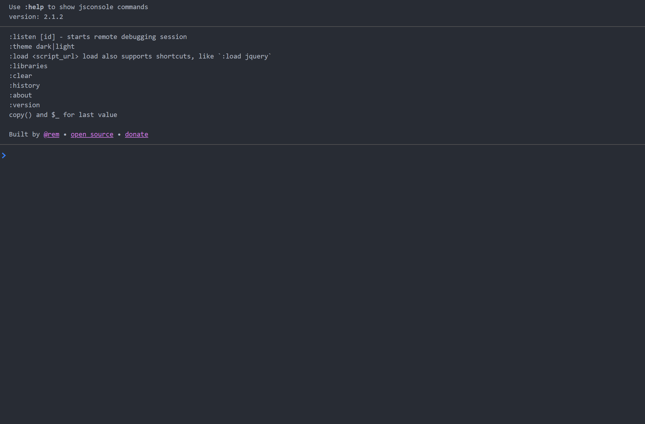 jsconsole Product Information and Latest Updates (2025) | Product Hunt