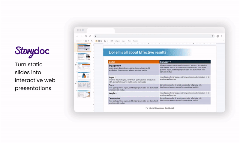 Storydoc: Turn static slides into interactive web presentations | Product Hunt