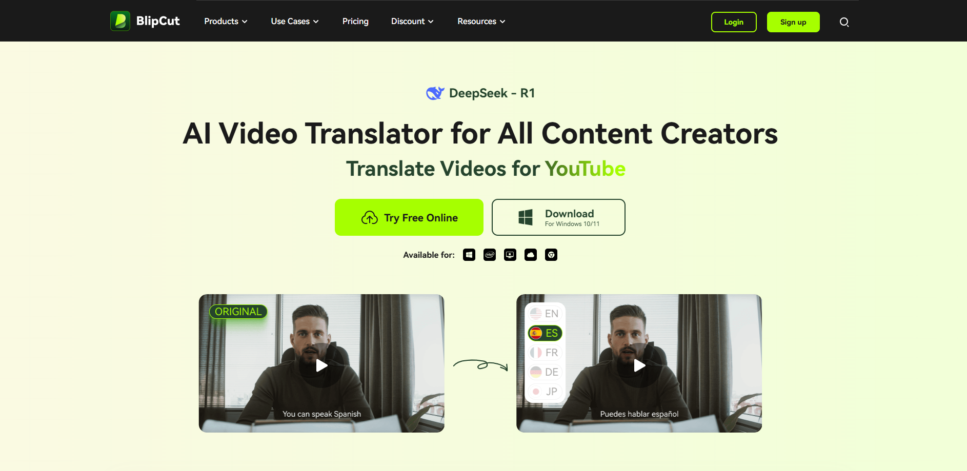 BlipCut AI Video Translator: #videotranslation #youtubevideotranslation #videototext | Product Hunt
