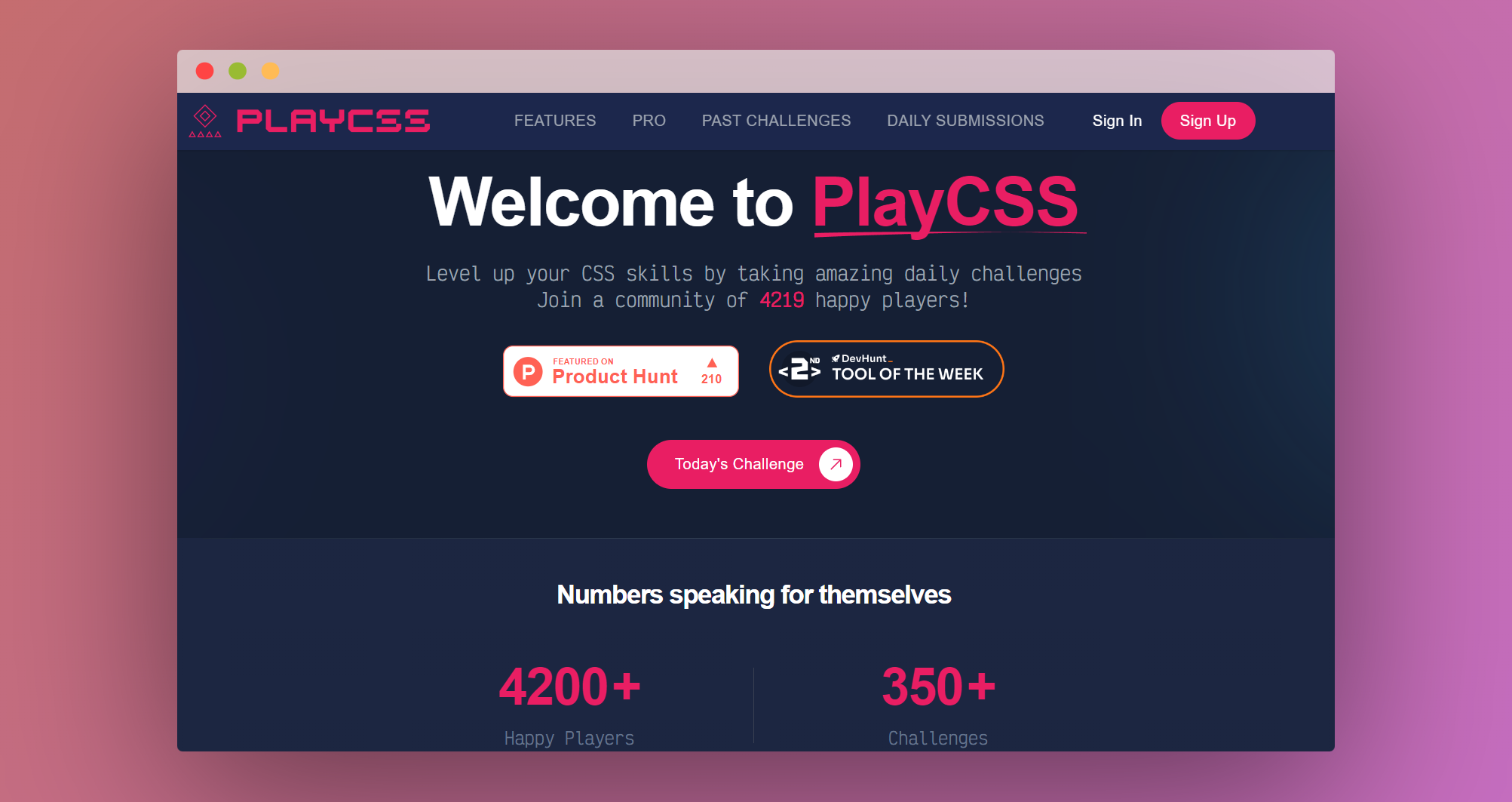 PLAYCSS: 🚀 Level Up Your CSS Skills with PLAYCSS V2! | Product Hunt