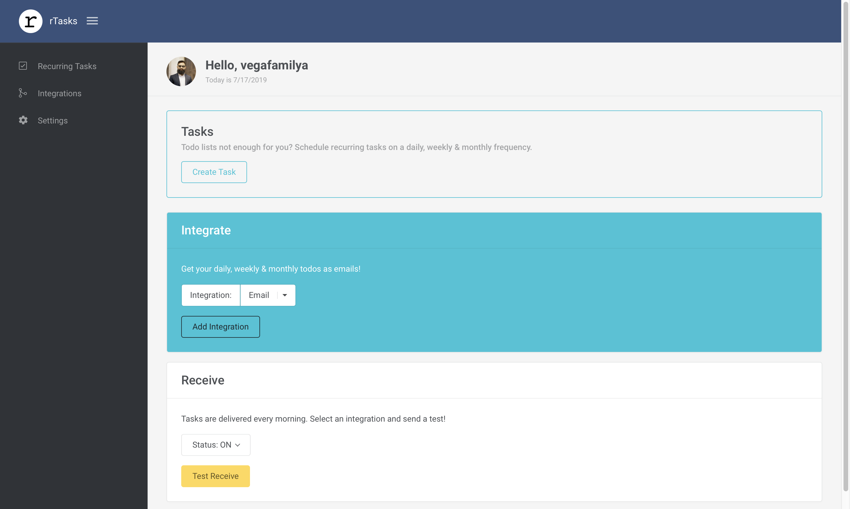 rTasks: Daily, weekly, and monthly repeating tasks to your inbox ...