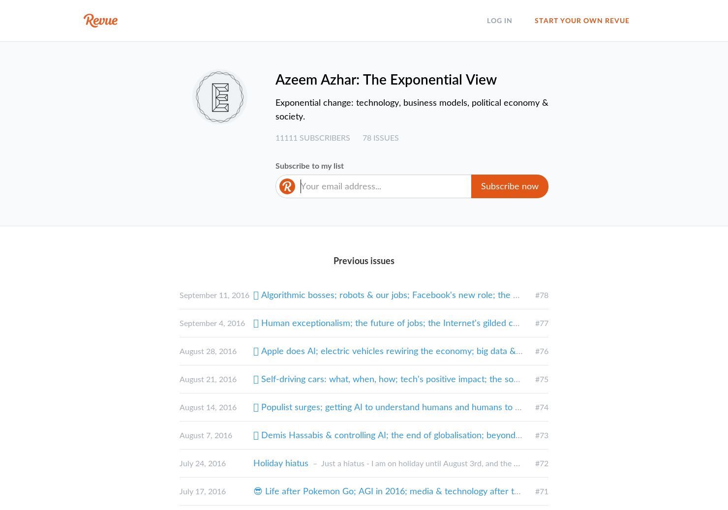 The Exponential View: Exponential change and what it means for tech ...