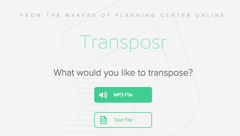 Transposr: A free and simple way to transpose your sheet music or MP3 ...