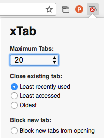 xTab: Limit the maximum number of tabs you can open at once | Product Hunt