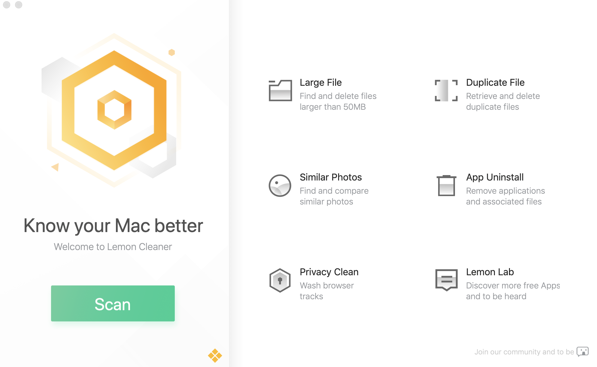 Lemon Cleaner: a free tool for cleaning up Mac. | Product Hunt
