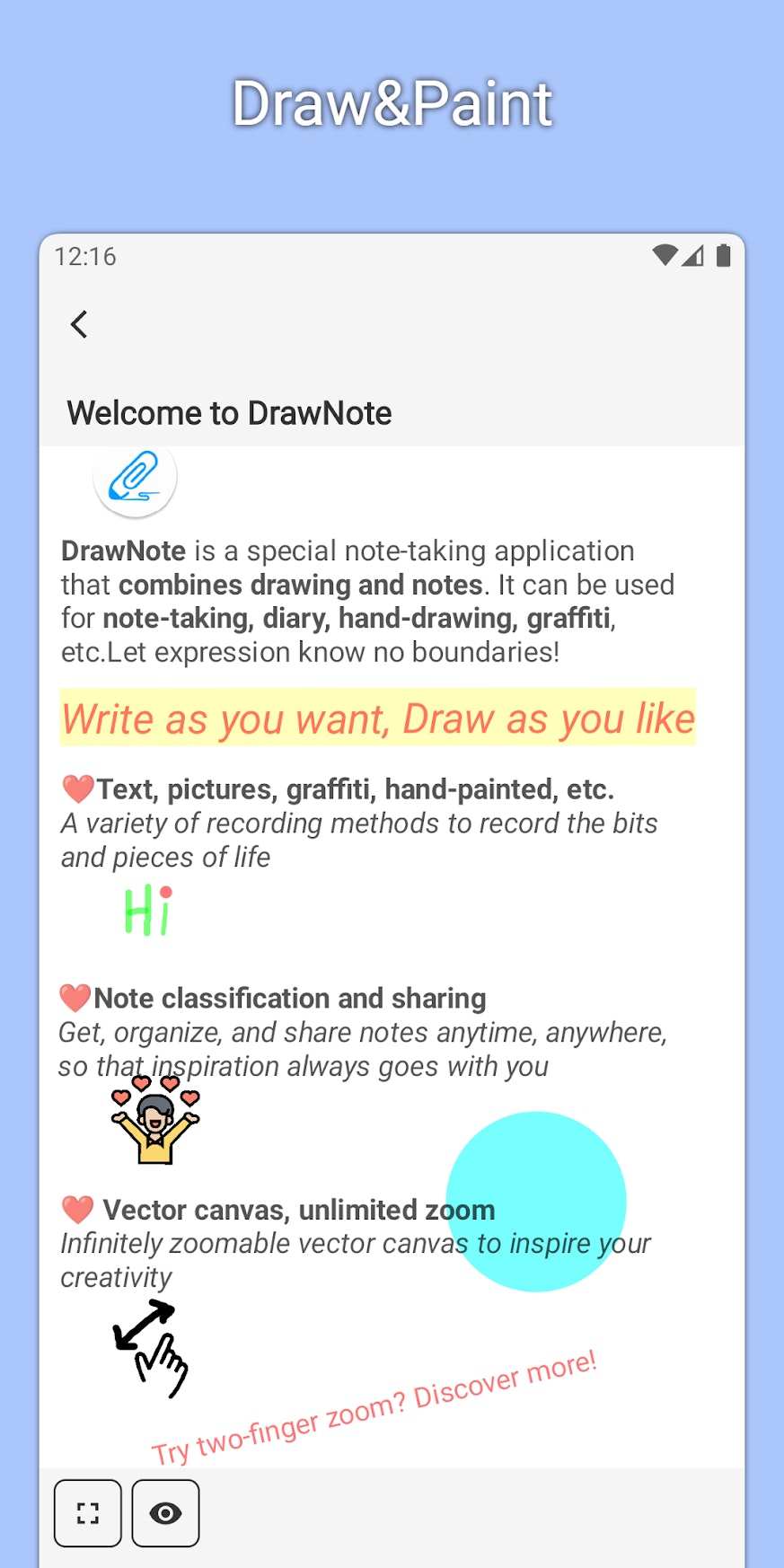 DrawNote: Notepad with drawing | Product Hunt