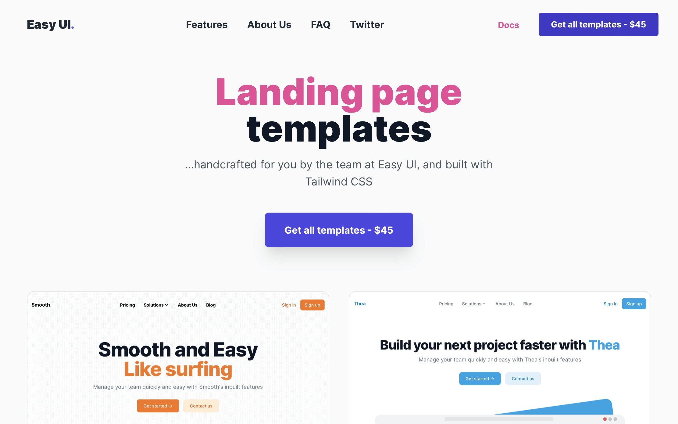 Easy UI 2.0 Product Information and Latest Updates (2025) | Product Hunt